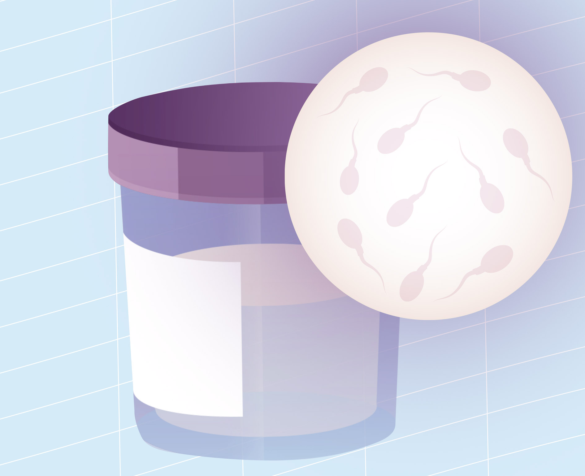 Orientações para a recolha de uma amostra de sémen